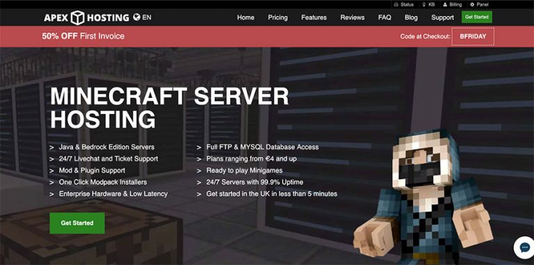 Apex Minecraft Hosting Review